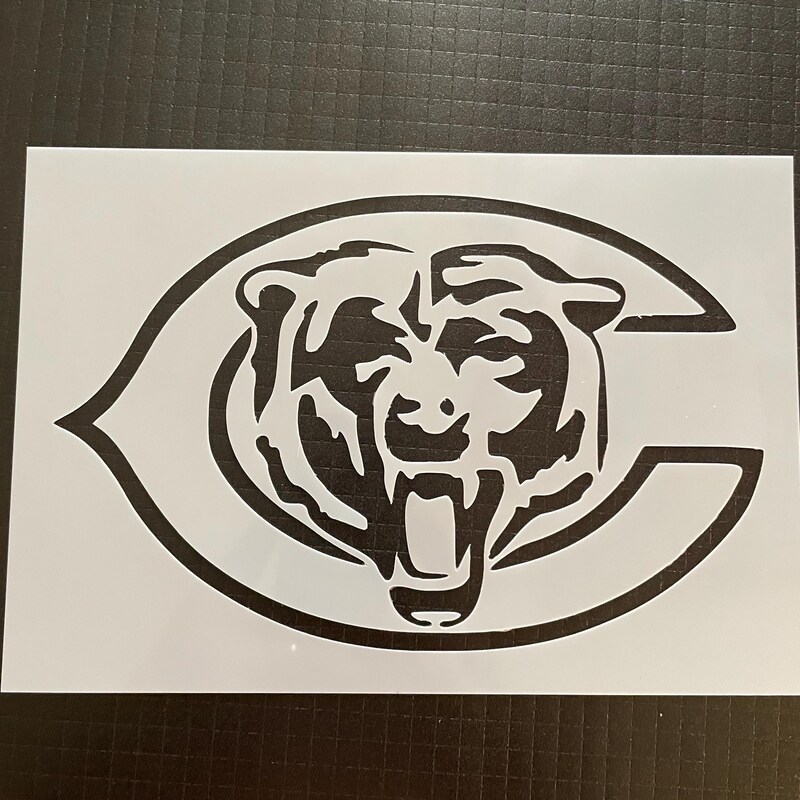 Chicago Bears Stencils - Etsy