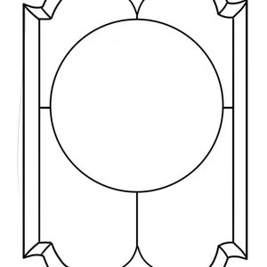 Star Mirror Stained Glass Pattern Download - Etsy