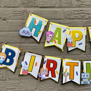 Banner Happy Birthday Lanky Box - Etsy