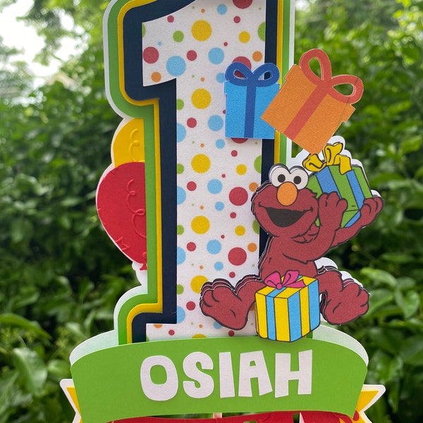 Elmo Cake Topper - Etsy