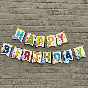 Banner Happy Birthday Lanky Box - Etsy
