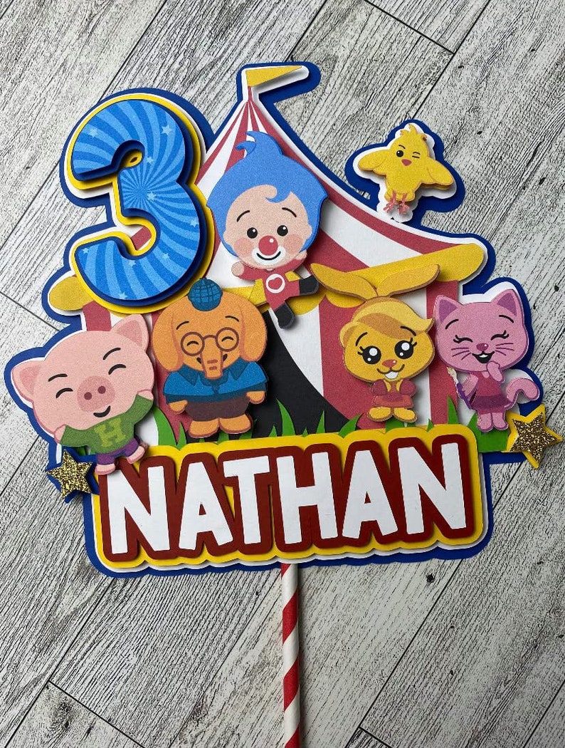 Plim Plim Cake Topper Birthday - Etsy