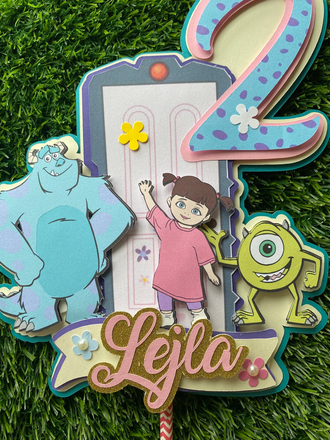 Monster Inc Cake Topper Birthday - Etsy