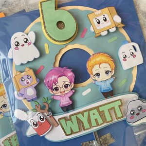 Lankybox Cake Topper Birthday Topper Decor Birthday Lankybox - Etsy