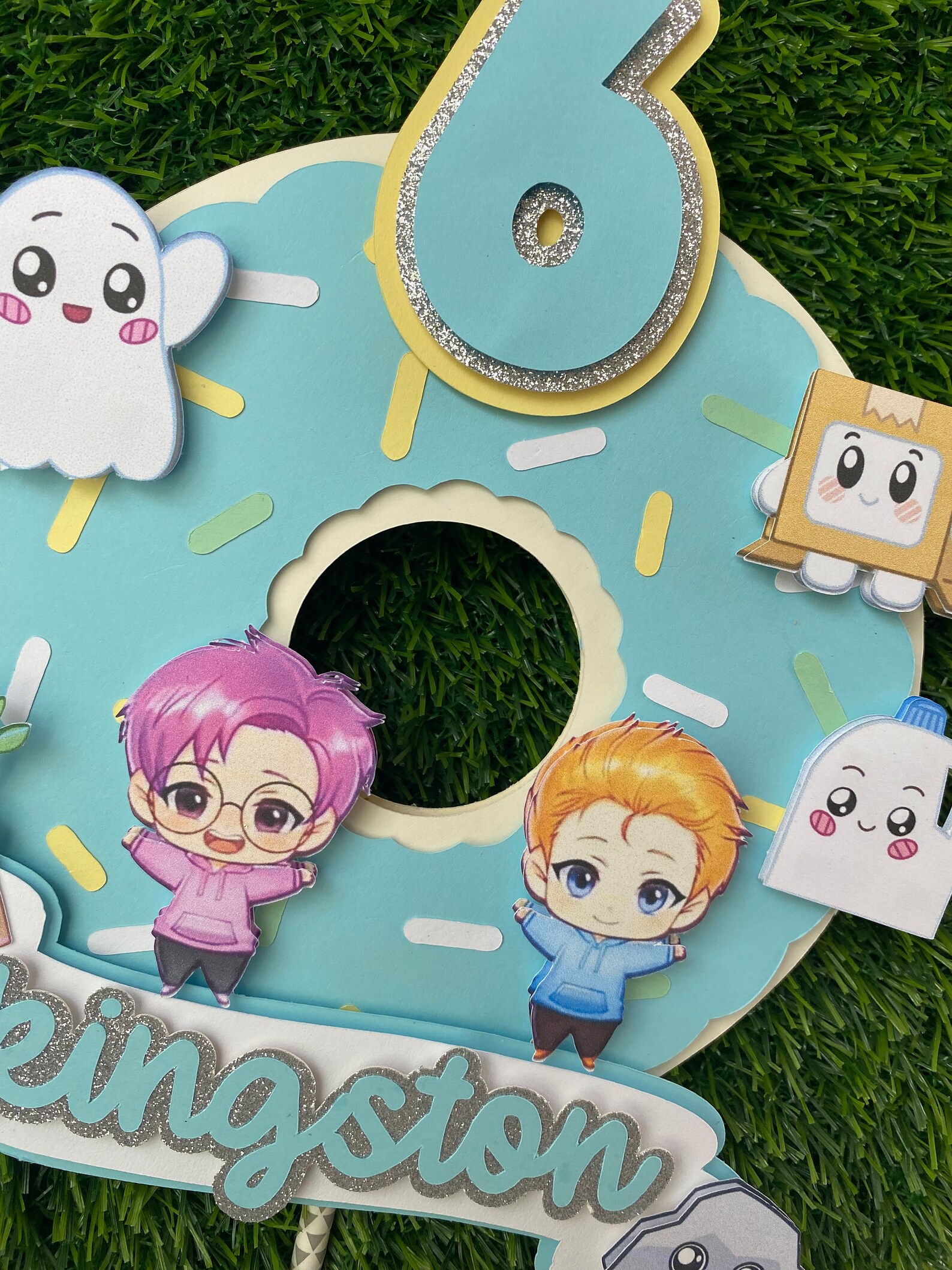 Lankybox Cake Topper Birthday Topper Decor Birthday Lankybox - Etsy