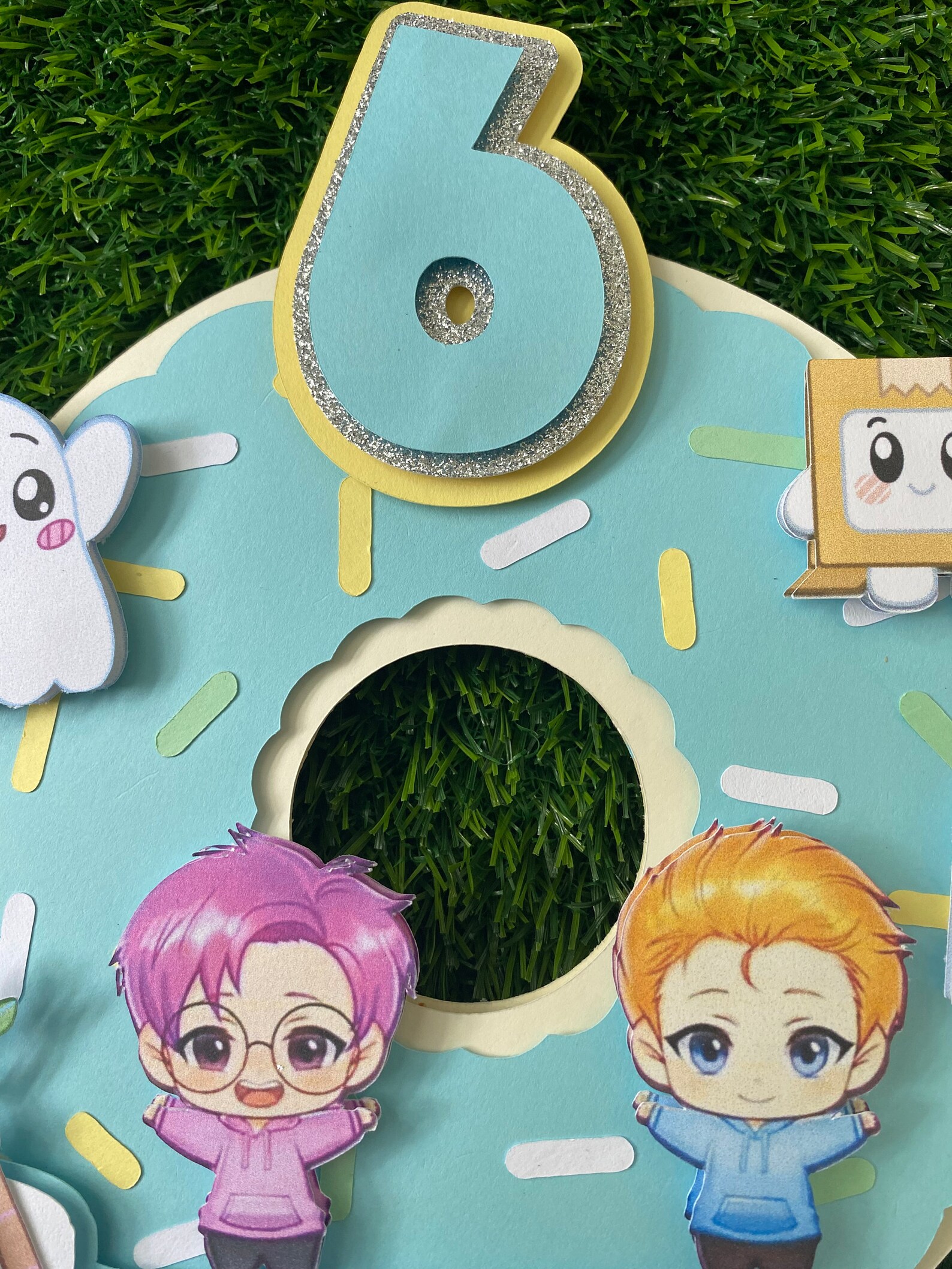 Lankybox Cake Topper Birthday Topper Decor Birthday Lankybox - Etsy