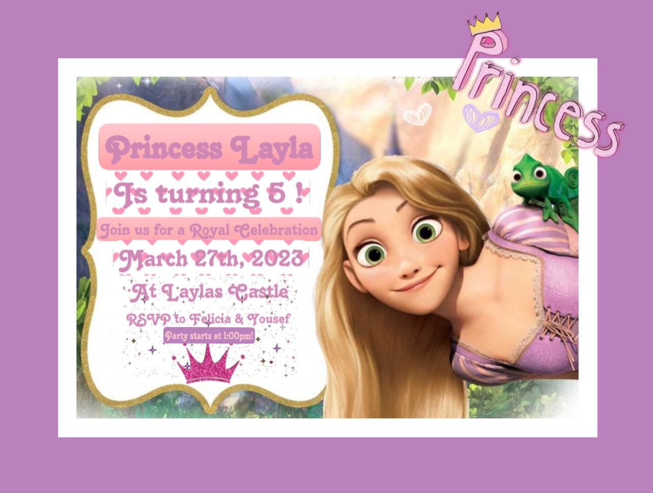 Princess Birthday Cards - Etsy