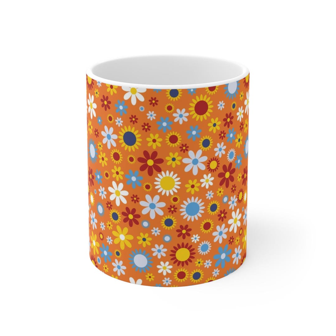 Marcia Marcia Marcia 70's Retro Groovy Floral Tea Coffee Mug 11oz - Etsy