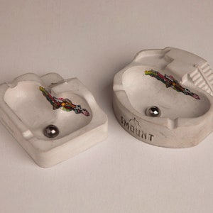 Round and Square Skatepark Ashtray Set - Etsy