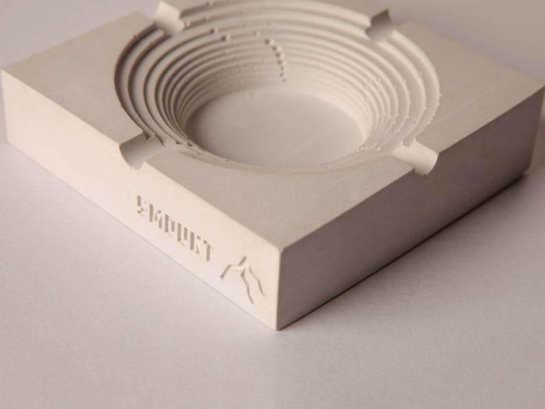 Void Square Concrete Brutalist Ashtray - Etsy