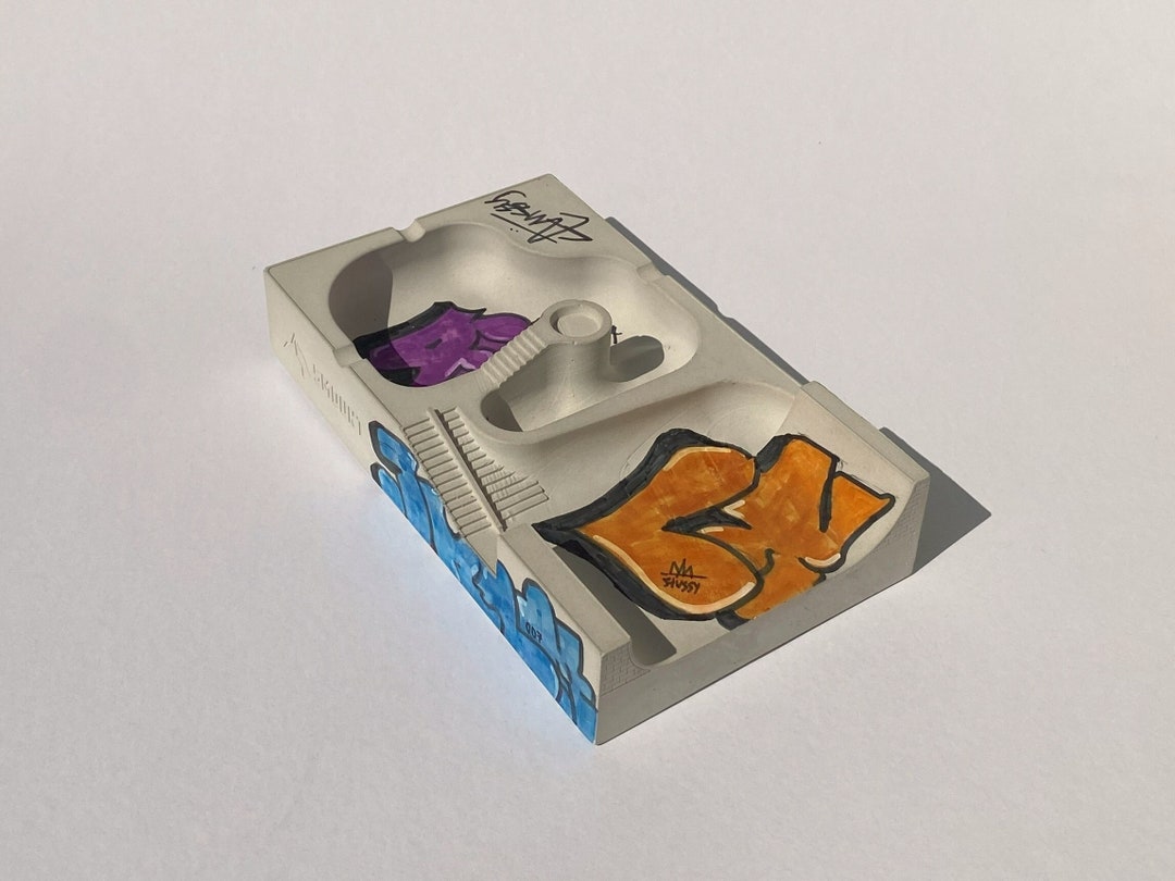 Graffiti Skatepark Concrete Rolling Tray and Incense Holder - Etsy
