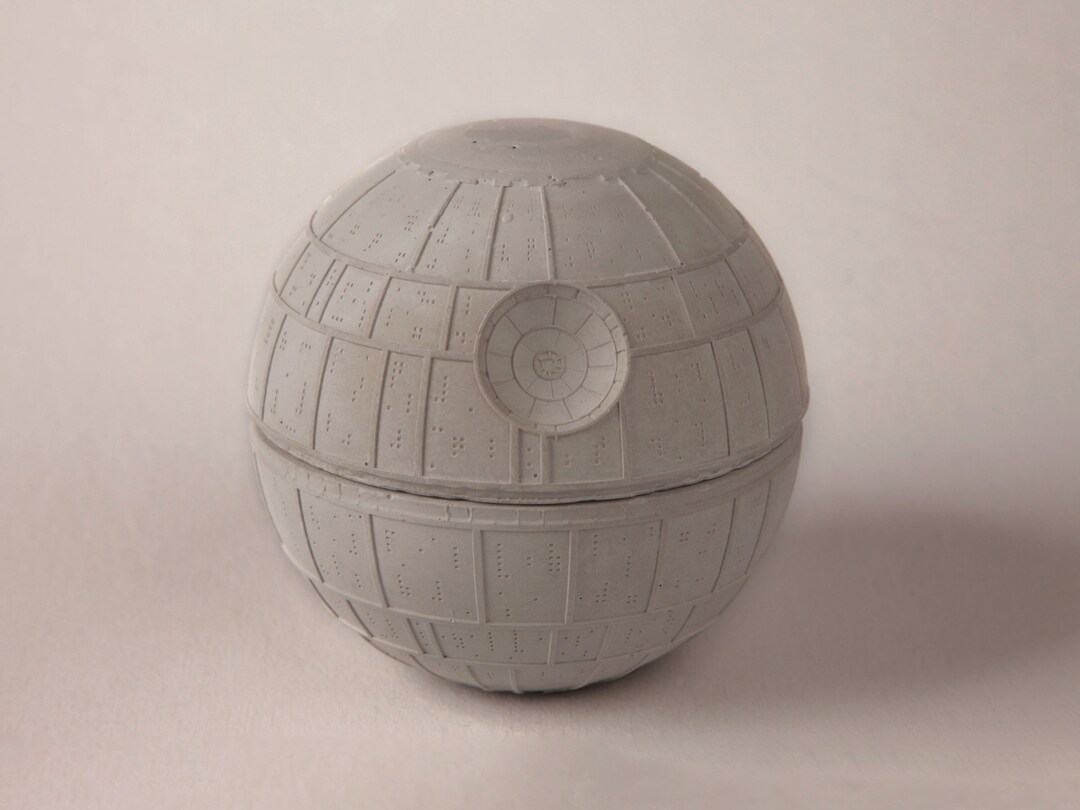 Star Wars Death Star Ashtray Set, Concrete Death Star Statue - Etsy UK