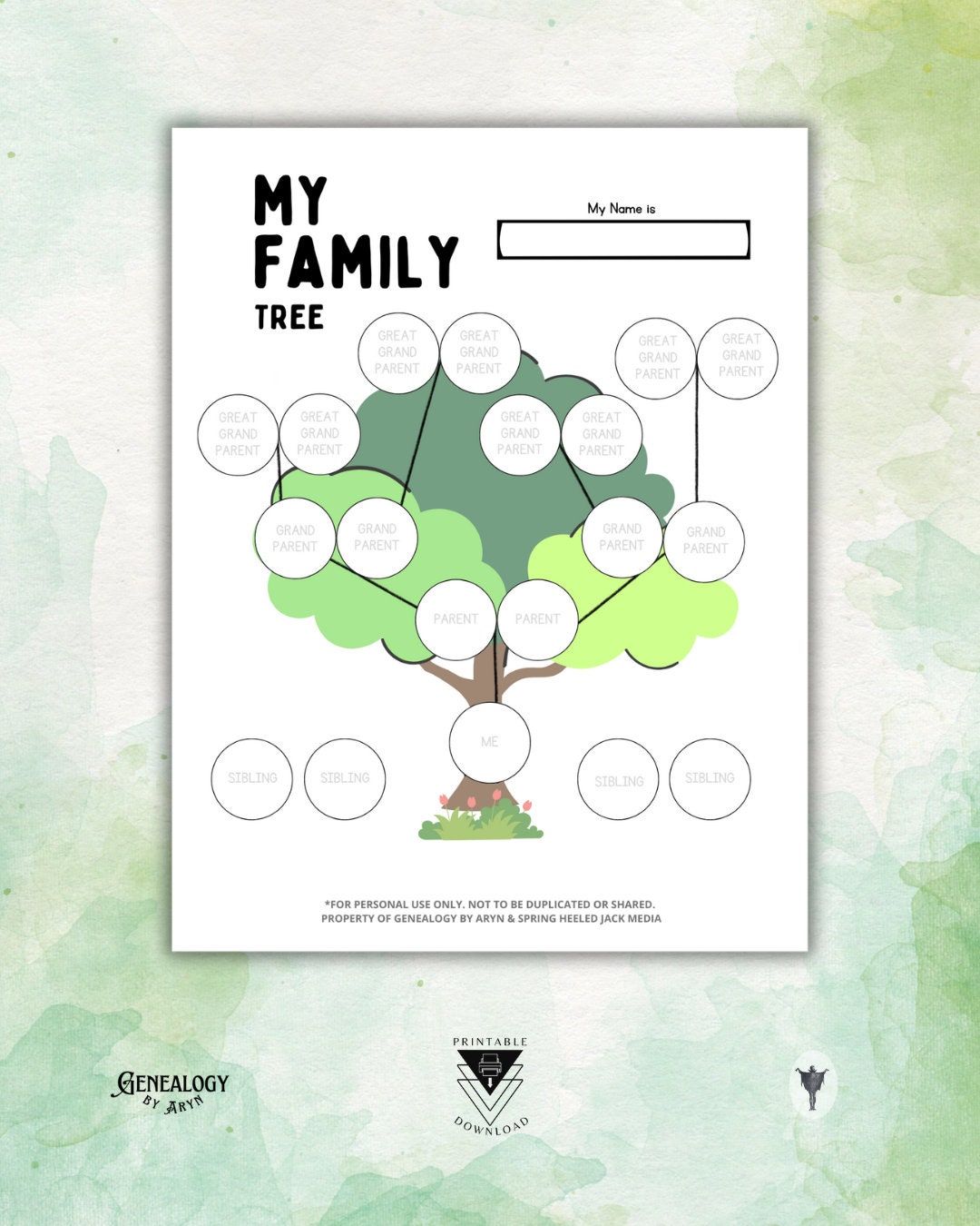 Family History Kids Activity Bundle - Etsy