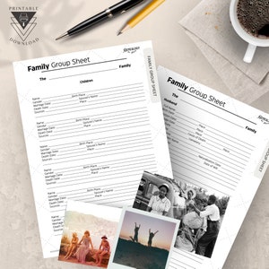 Family History Starter Bundle: Genealogy PDF Worksheets to Organize and ...