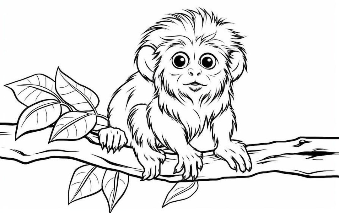 Kids Coloring Book Drawing Image Baby Tamarind Digital Png Download - Etsy
