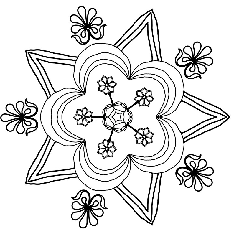 Peaceful Coloring Pages for Instant Download - Etsy