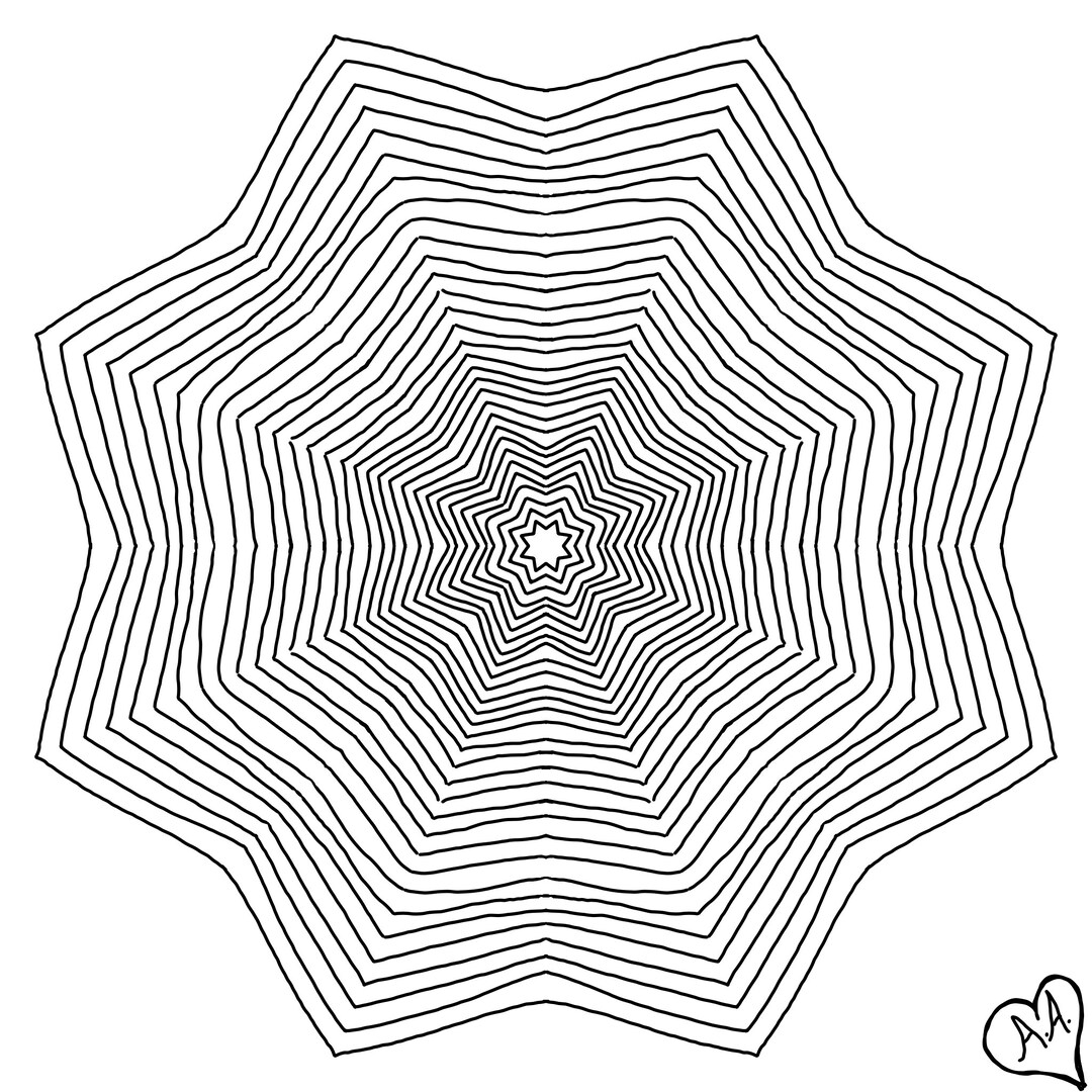 Peaceful Coloring Pages for Instant Download - Etsy