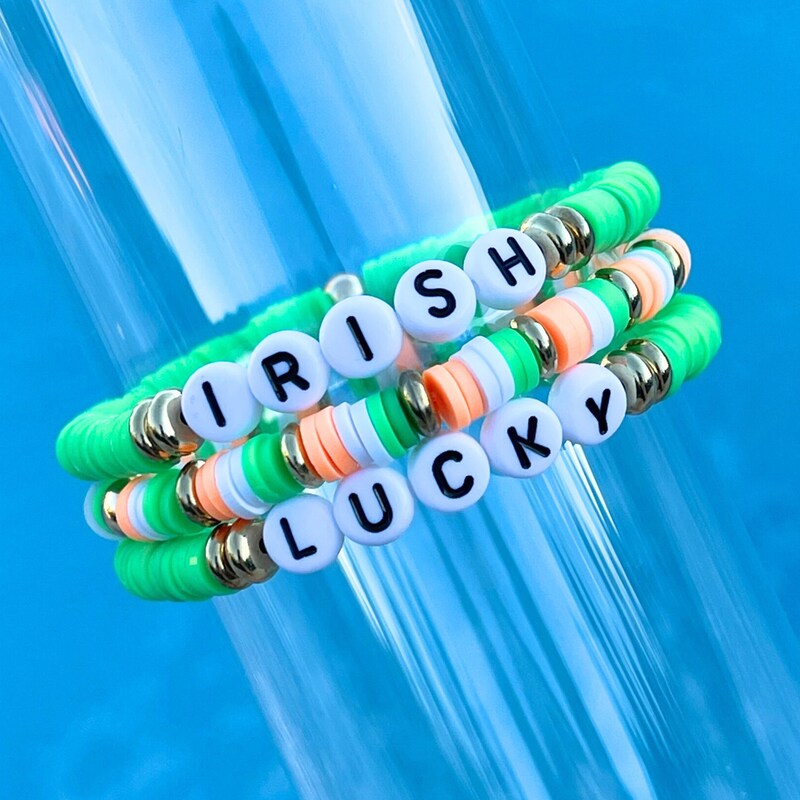 St Patricks Bracelet - Etsy