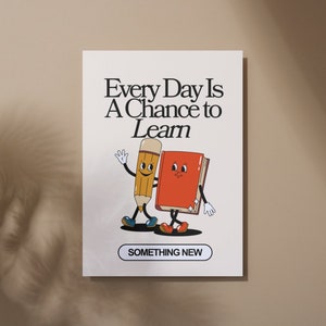 Retro Classroom Bundle: Colorful Growth Mindset Posters, Teacher ...