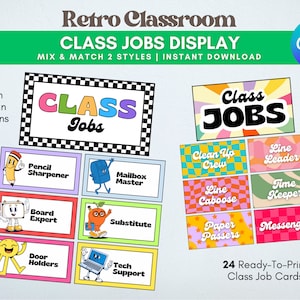 Retro Classroom Decor Mega Bundle: Colorful Classroom Theme, EDITABLE ...