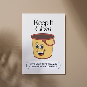 Retro Classroom Bundle: Colorful Classroom Rules Posters, Teacher ...