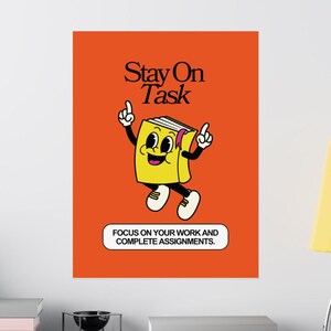Neon Retro Classroom Bundle: Bright Colors Class Rules Posters, 90s ...