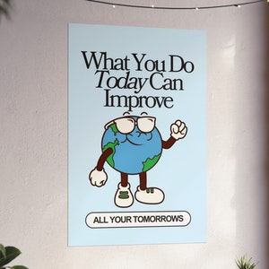 Retro Classroom Bundle: Colorful Growth Mindset Posters, Teacher ...