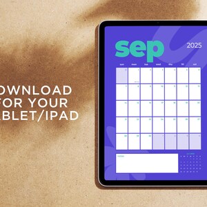Bright Colorful 2025 Wall Calendar | Printable 2025 Calendar | Giant ...