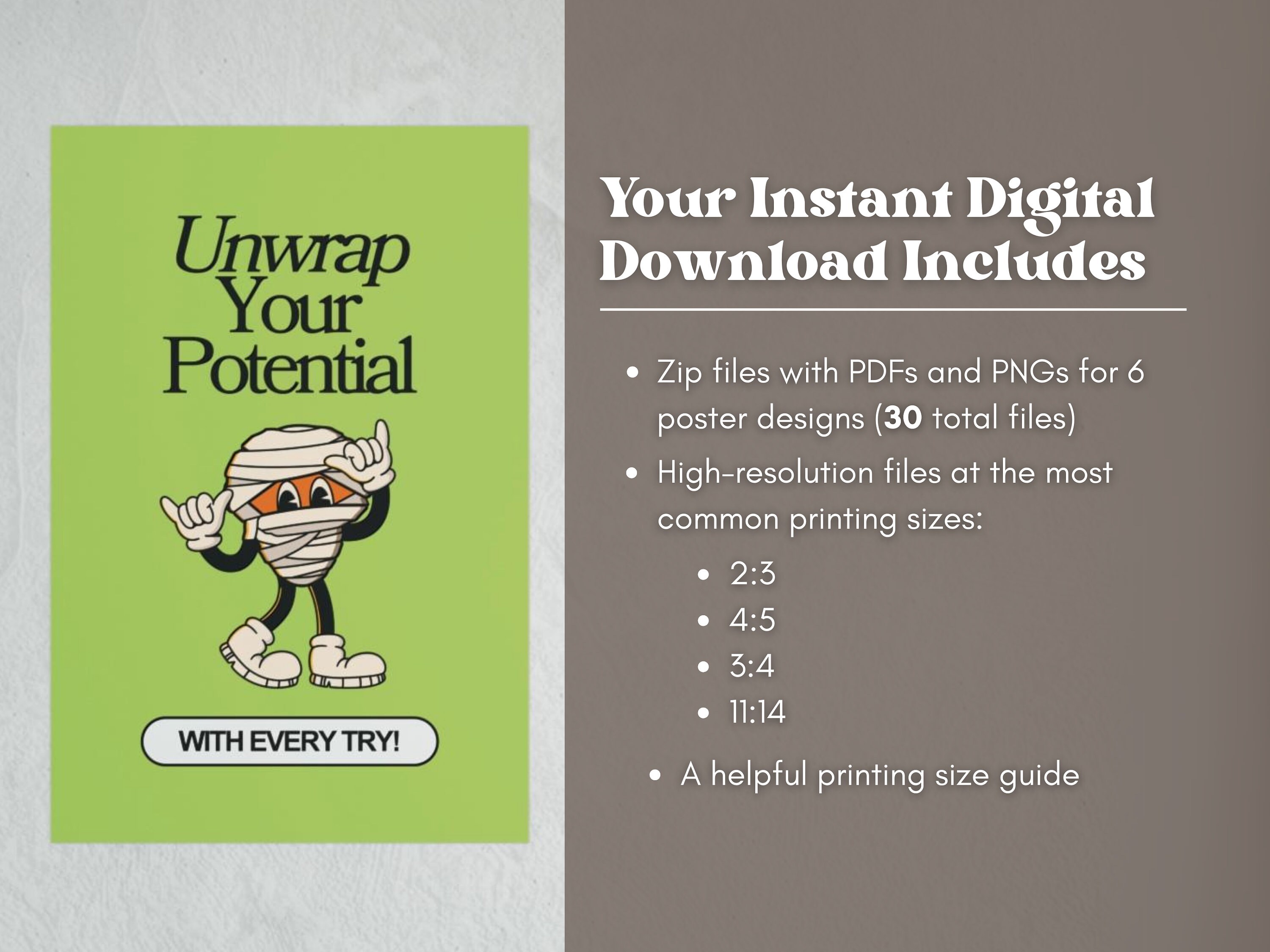 Retro Halloween Growth Mindset Posters - Set of 6 | Spooky Classroom ...