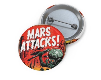 Mars Attacks Enamel Pin - Etsy