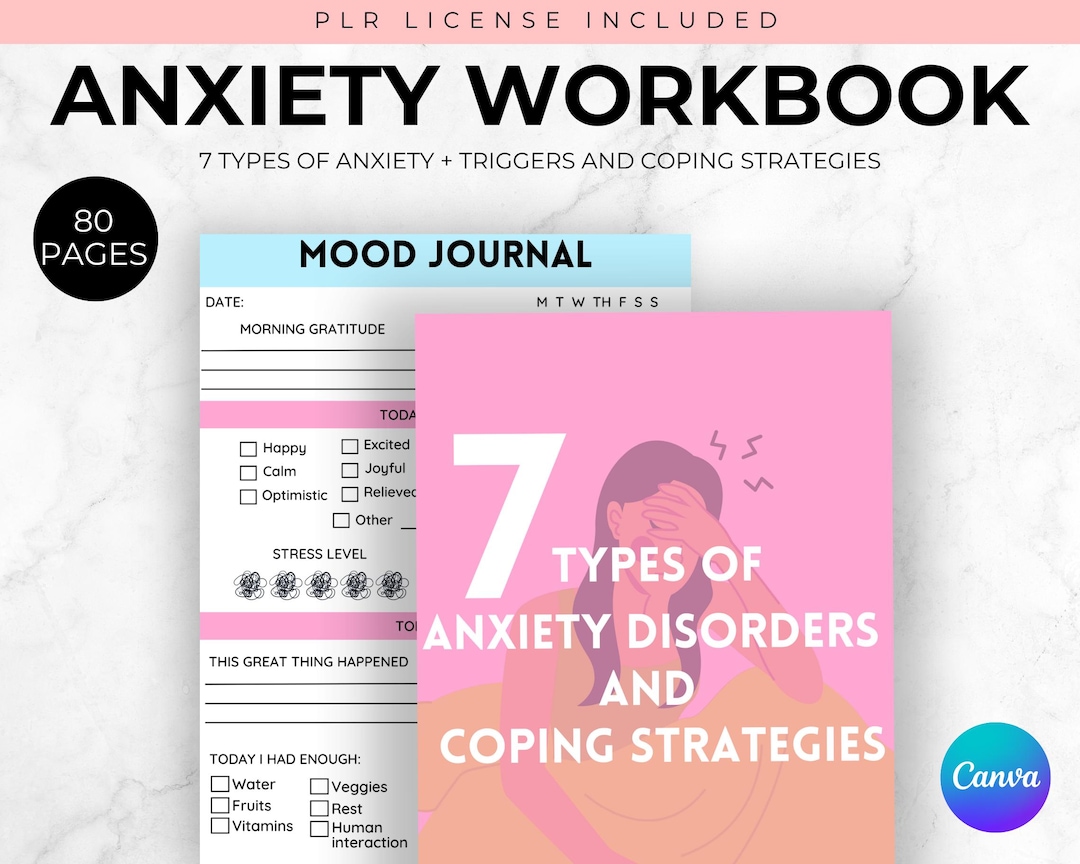 Editable CBT for Anxiety Workbook Resell Rights Occupational Therapy ...