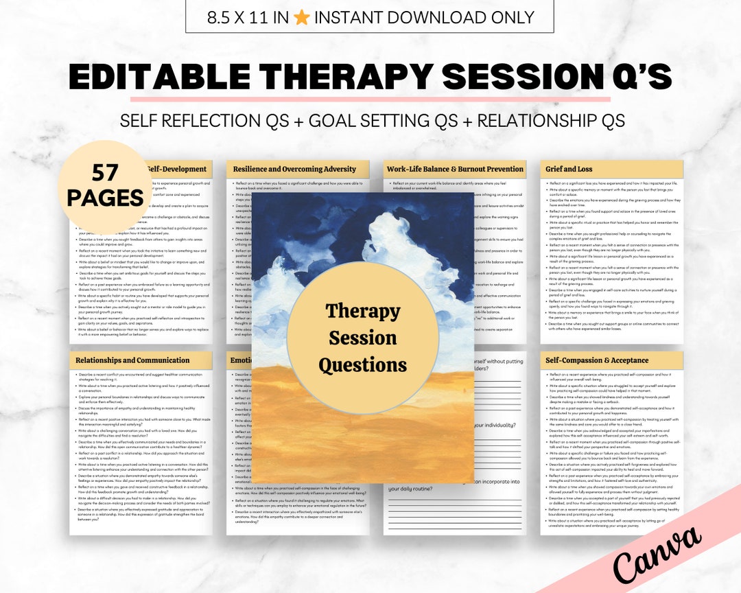 PLR Templates, Reflection Prompts,occupational Therapy Tools, Master ...