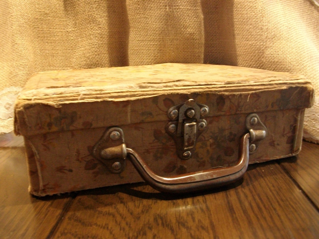 Vintage Children's School Case Child's Carrying Case Small Suitcase Old ...