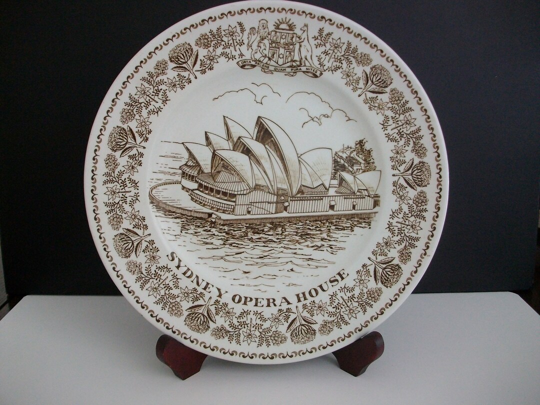 Vintage Sydney Opera House Collectors Plate by Wood & Sons England - Etsy