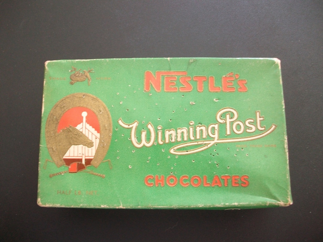 Vintage Nestle's Winning Post Chocolate Box 1950's - Etsy Australia
