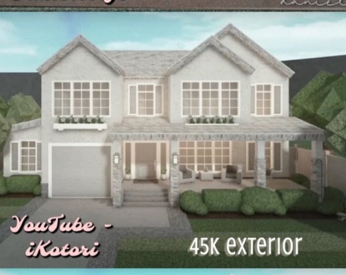 Bloxburg House Builds In Roblox Etsy Uk