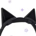 Pink Minimalist Cat Ears, Streaming Headphone Cat Ears, Cat Ears That ...