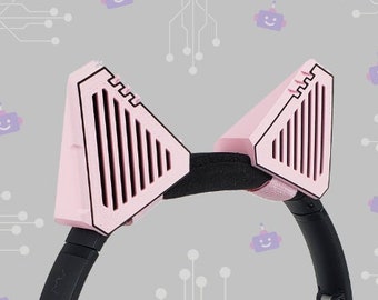 Pink Anime Cat Ears, Streaming Headphone Cat Ears, Cat Ears That Attach ...