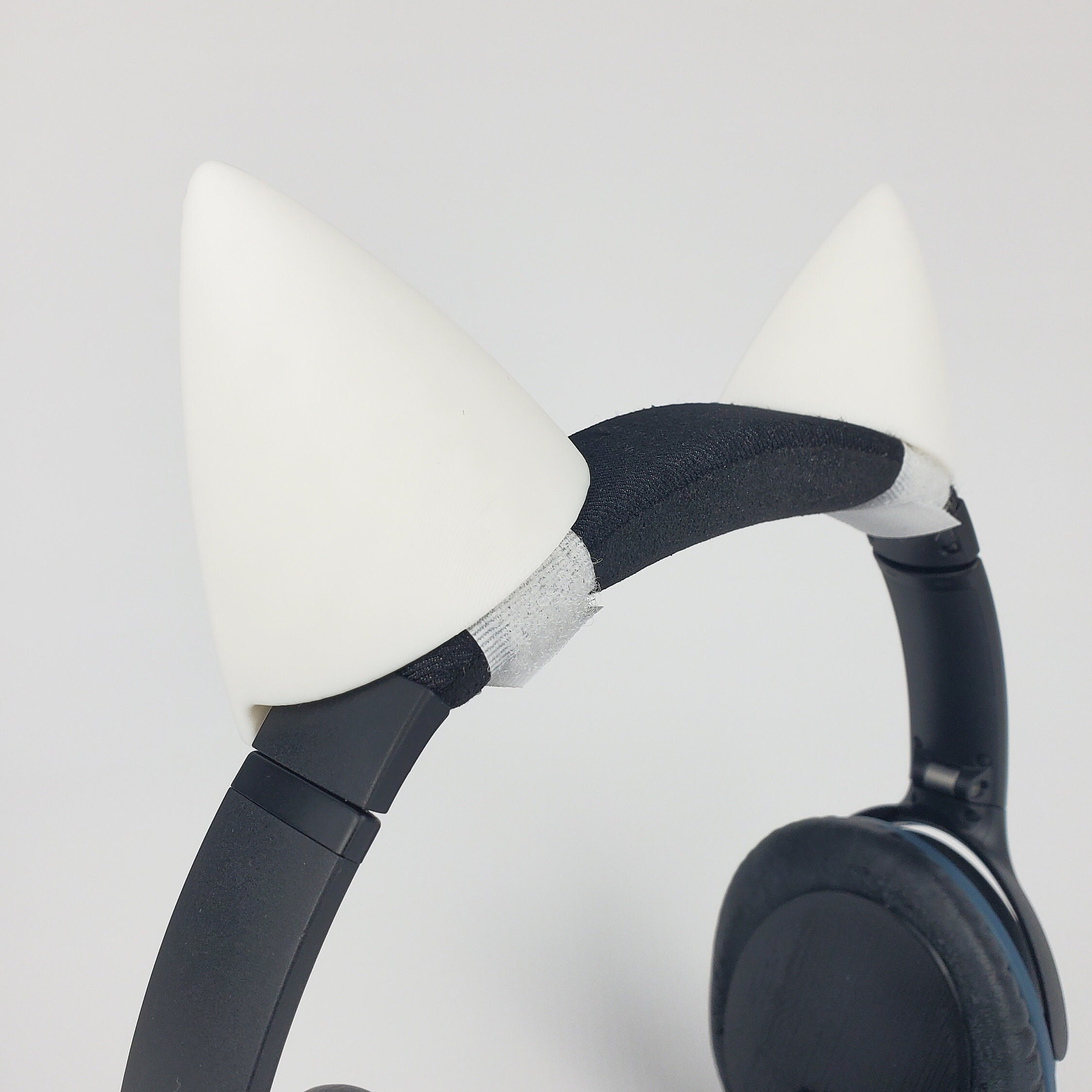 White Modern Cat Ears, Streaming Headphone Cat Ears, Cat Ears That ...