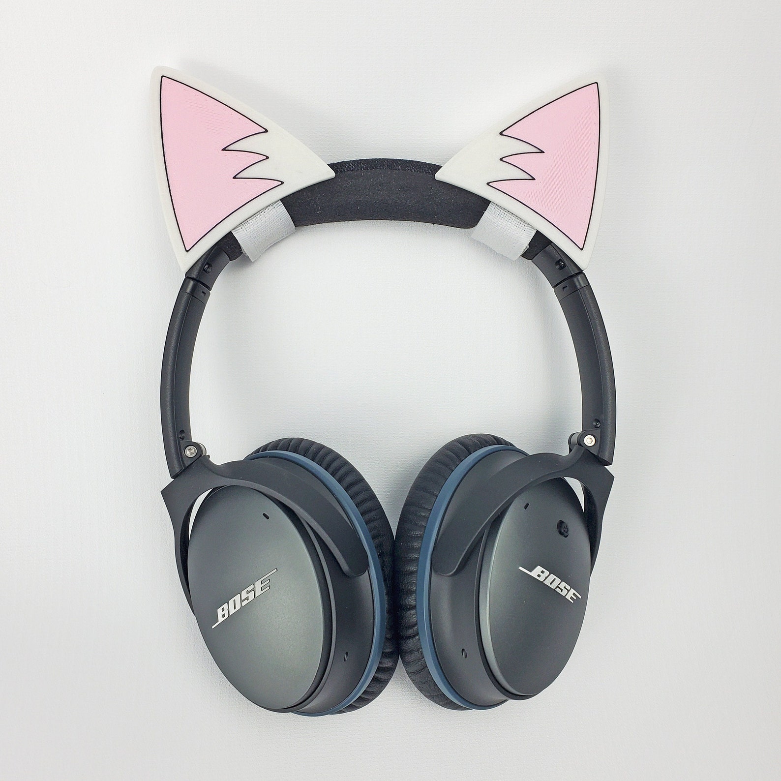 White Cartoon Cat Ears Streaming Headset Cat Ears Streaming - Etsy