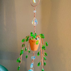 Forever Succulents | Beaded Succulent Suncatcher, Crystal Decor, Plant ...