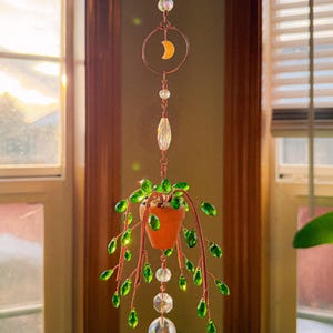 Forever Succulents | Beaded Succulent Suncatcher, Crystal Decor, Plant ...