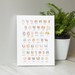 Thai Alphabet Canvas Poster Thai Nursery Decor, Learn Thai at Home ...