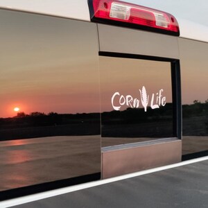 Corn Life Vinyl Sticker. - Etsy