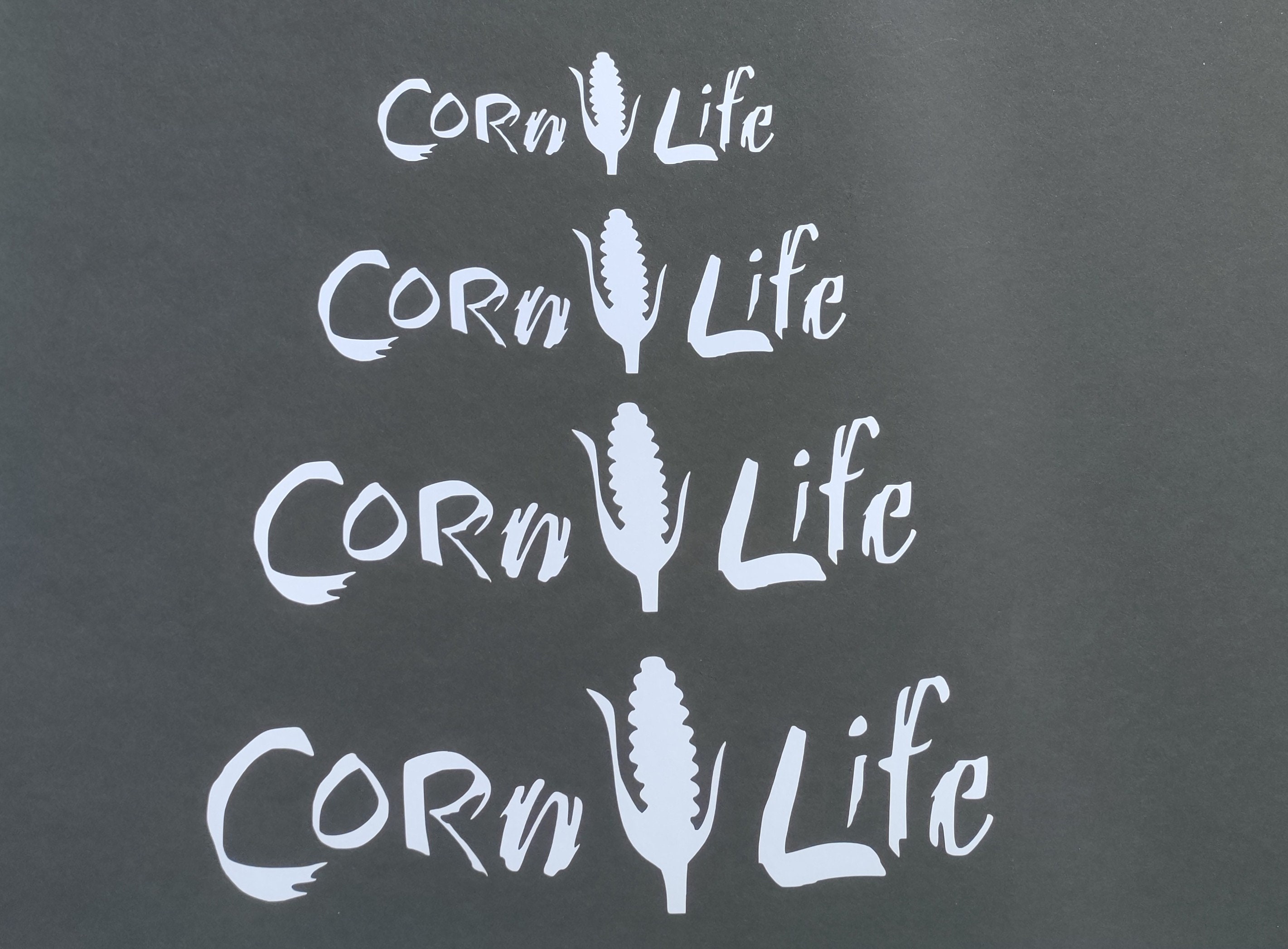 Corn Life Vinyl Sticker. - Etsy