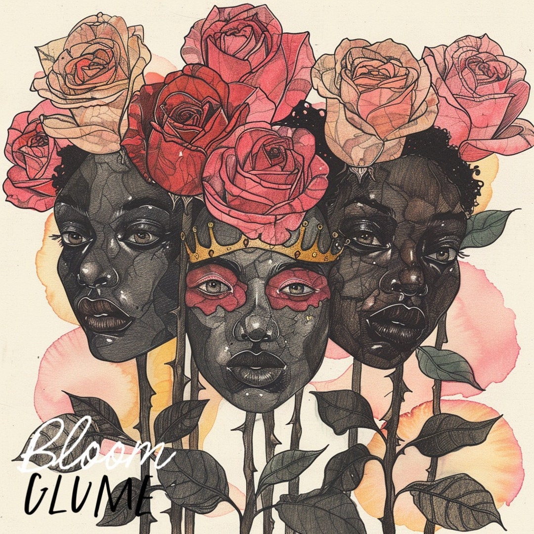 Roots of Resilience in Bloom Series Print Whimsical Art Pop Surrealism ...