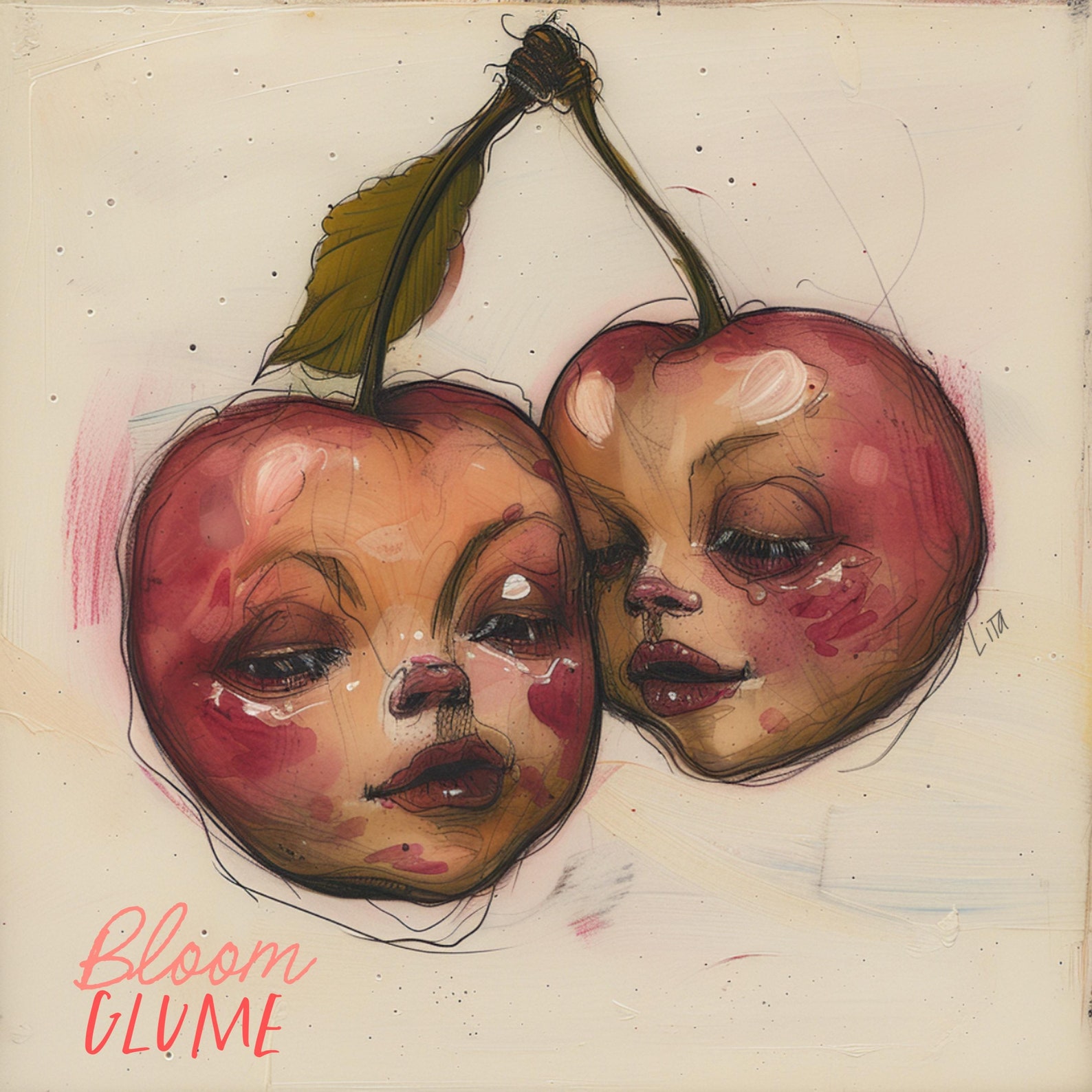 Cheri Amor Print | Bloom Glume | Pop Surreal | Low Brow | Creepy Cute ...