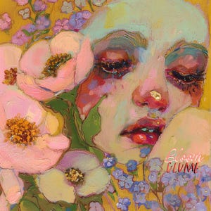 Demure “fleur Mélancolique” Series Print, Dreamy Art, Surreal Art ...