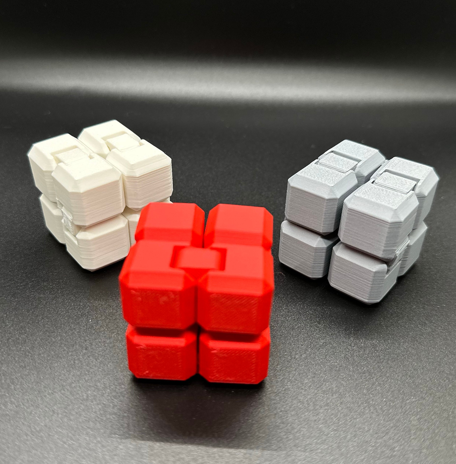 Infinity Cube 3D Printed : Sensory Fidget Toy For Stress Relief, Focus ...