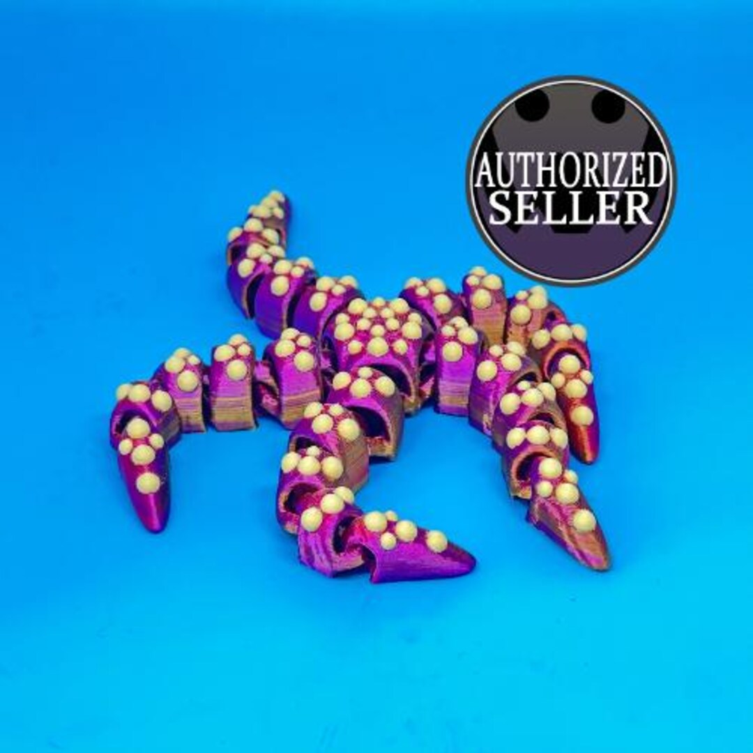 3D Printed Articulated Starfish, Tiny Starfish by Cinderwing3d, Fidget ...